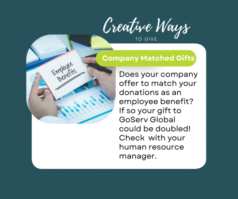 Give hope to those in need - GoServ Global